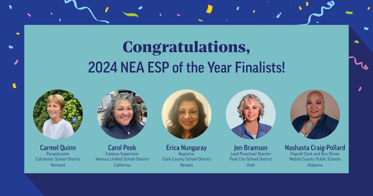 Meet the NEA Education Support Professional of the Year Finalists | NEA