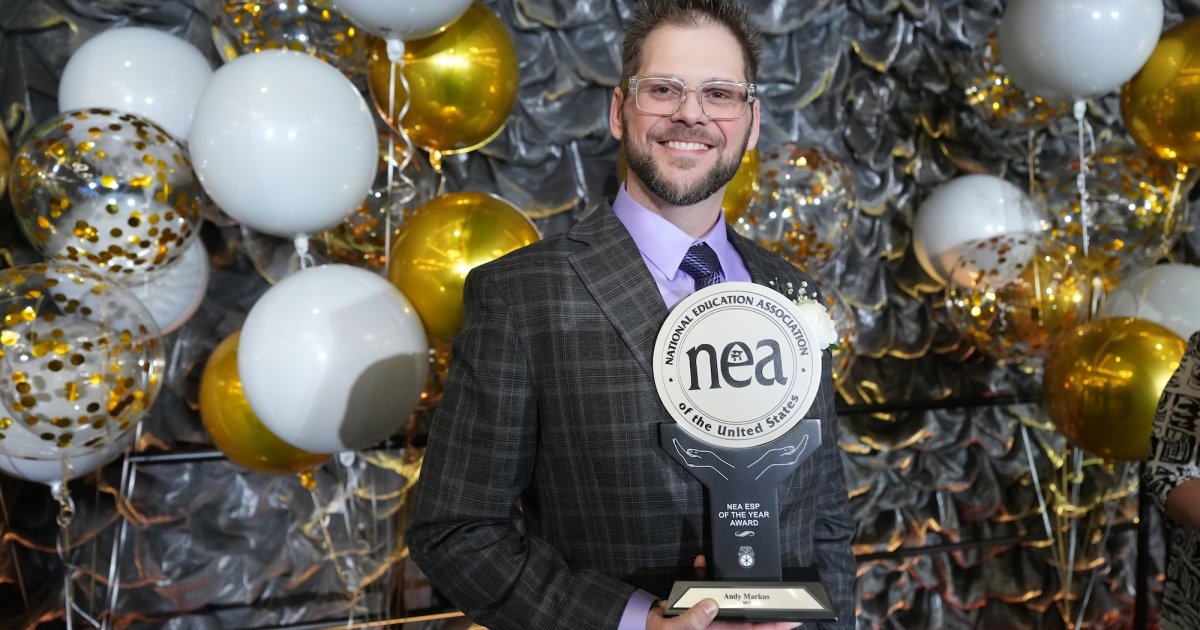 School Custodian Named 2025 NEA ESP of the Year | NEA