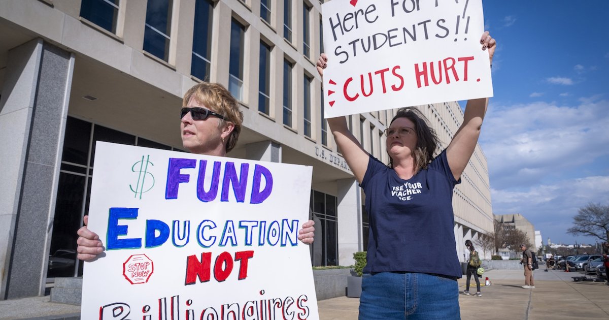 NEA Files Suit to Defend Public Schools from Trump’s Reckless Cuts | NEA