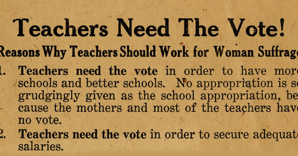 Why Educators Need To Vote In 2020 Nea